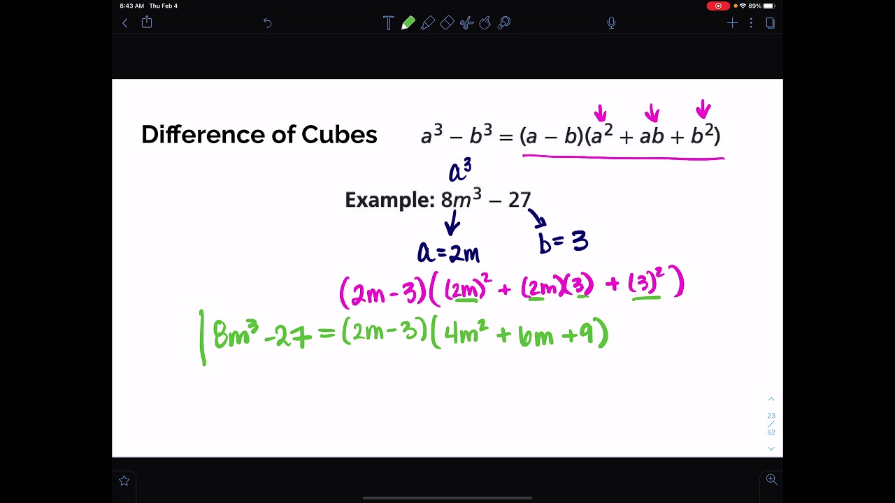 3-3 (Concept) Cubic Identities - YouTube