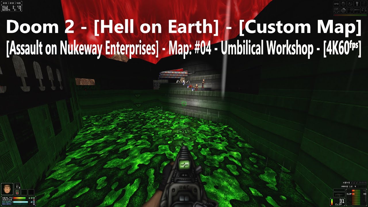 Project Brutality 3.0 - Doom 2 - Map: #04 - Umbilical Workshop - [4K60 ...