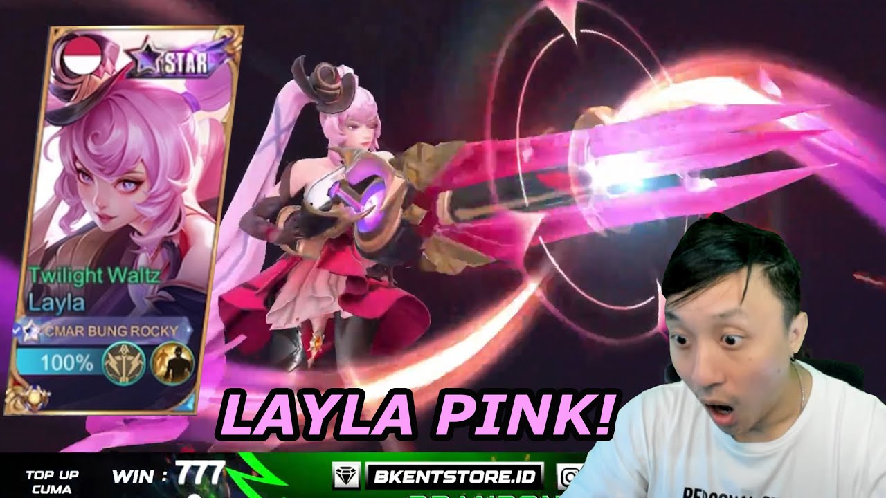 LAYLA PINK STARLIGHT!!! UDAH LAMA GA REVIEW SKIN! - YouTube