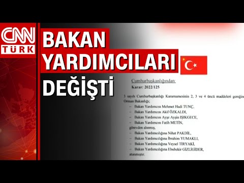 Tarım ve Orman Bakanlığı'na 4 yeni bakan yardımcısı