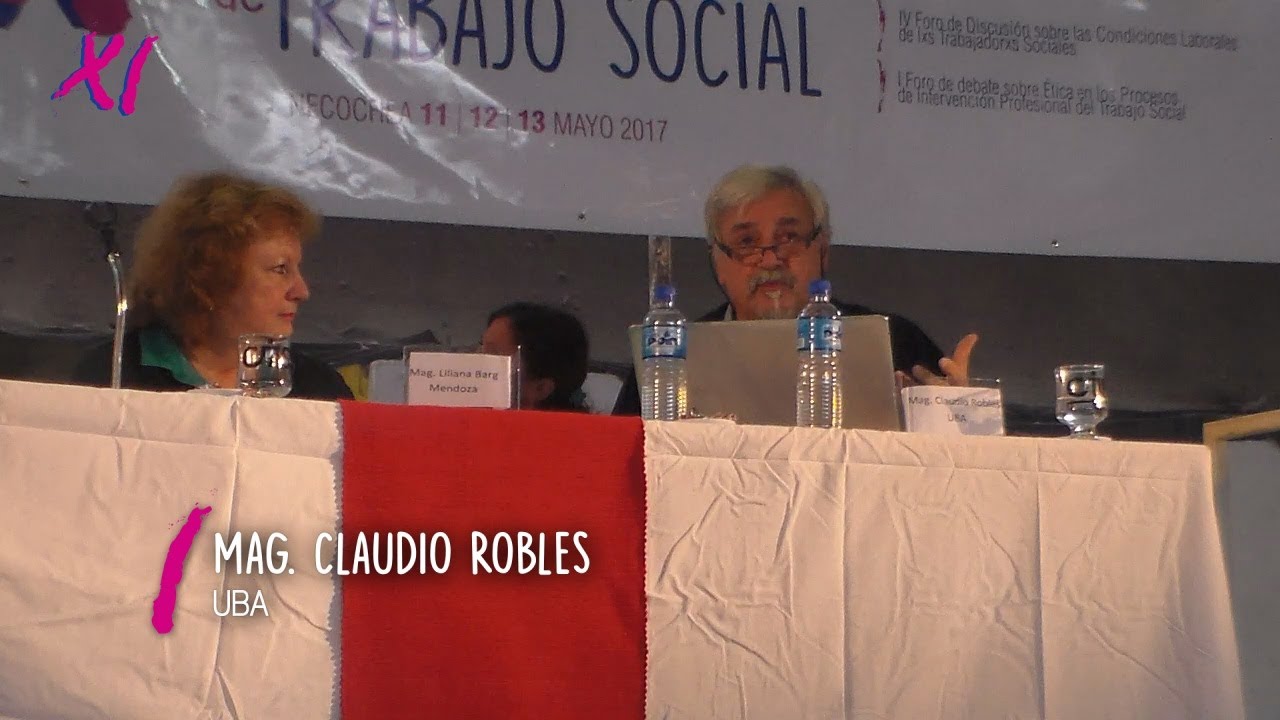 Claudio Robles - MESA REDONDA - XI Jornada Provincial de Trabajo Social ...