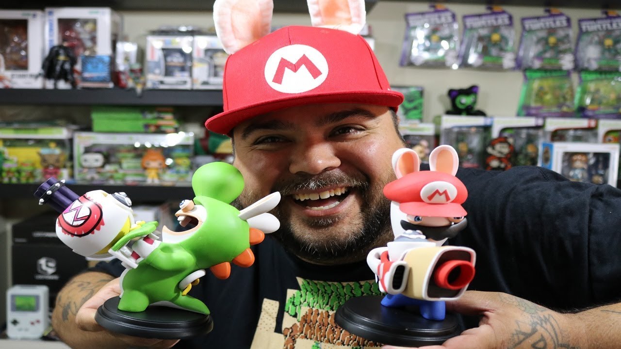 Mario + Rabbids Kingdom Battle Collector's Edition Unboxed and Yoshi ...