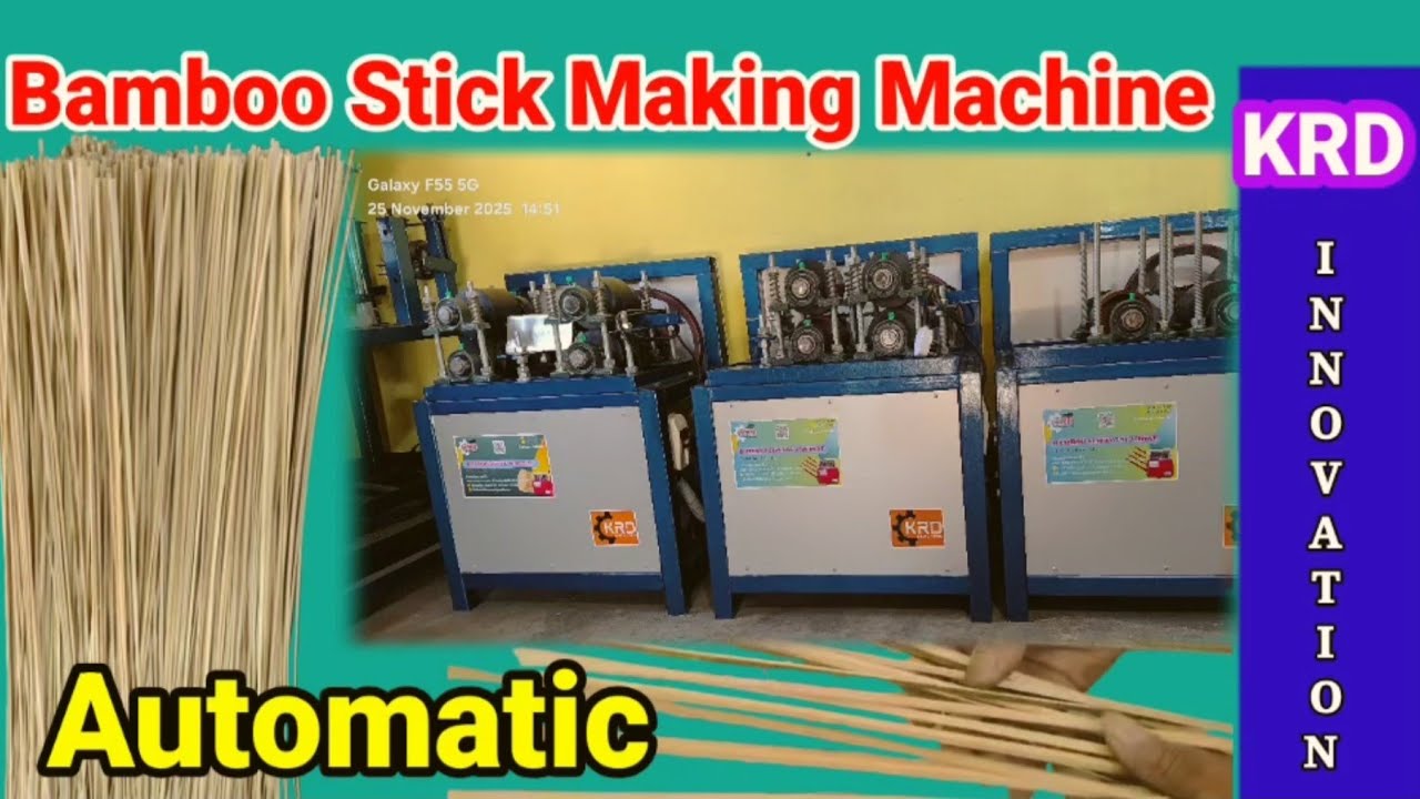 Bamboo mora Stick Making Machine/Bamboo Kulfi Stick Making Machine ...