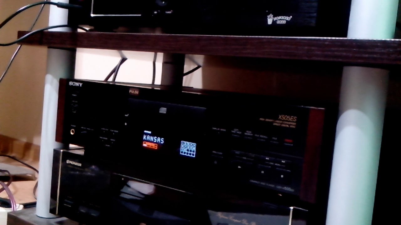 SONY CDP-X505ES read CD-R - YouTube