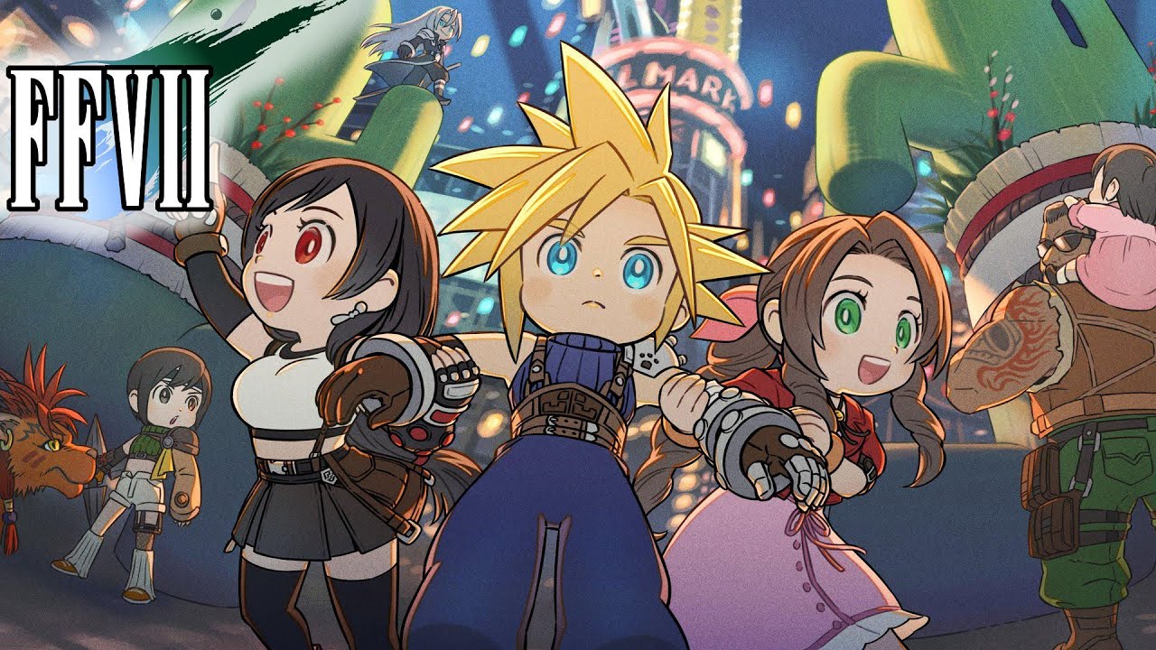 FFVII - Replay after Rebirth, Ep. 1 [Modded] Ninostyle Chibi - YouTube