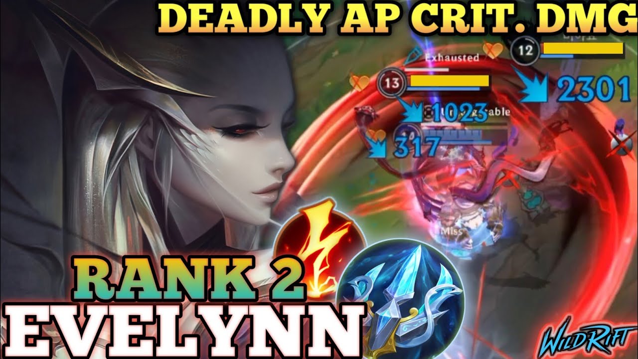 EVELYNN SUPRISE ULT ASSASSINATION! ONE SHOT MVP BUILD - TOP 2 GLOBAL ...