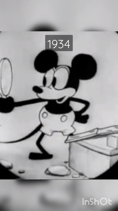 evolution of mickey mouse!! - YouTube