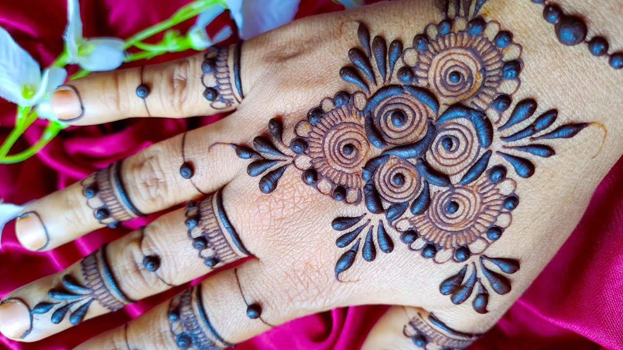 New latest gulf henna designs for hands | gulf mehndi designs 2020 ...