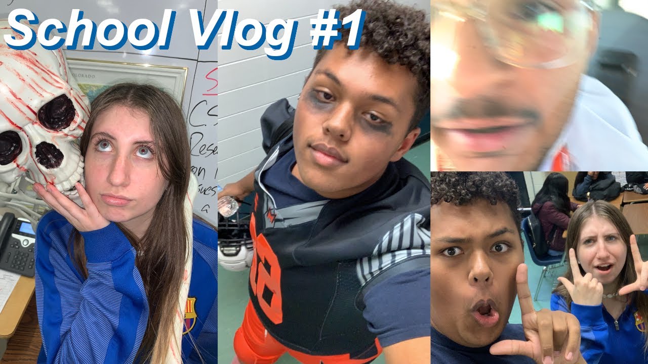 High School Vlog # 1 | Classroom /Lunchroom Antics - YouTube