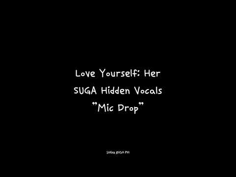 SUGA's Hidden Vocals in his part in Love Yourself: Her Album