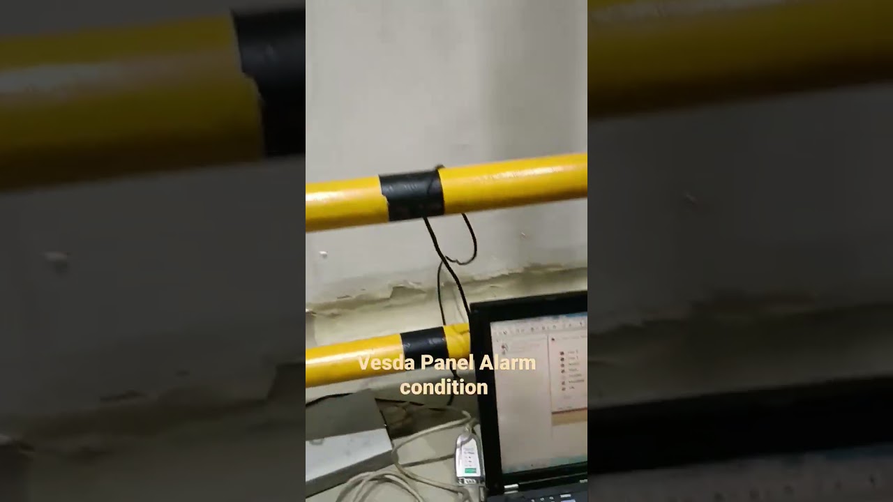 Vesda panel alarm condition - YouTube