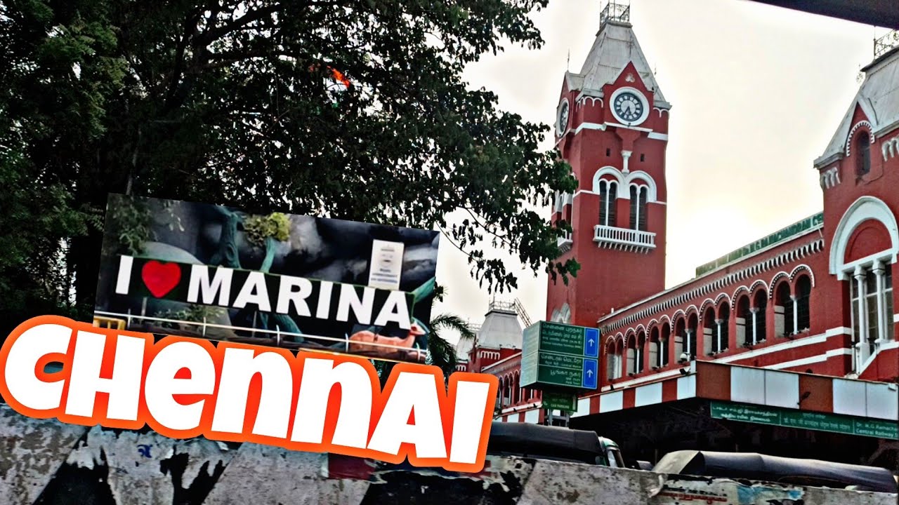 Madhavram Bustand || Chennai Central Marina Beach Roads - YouTube