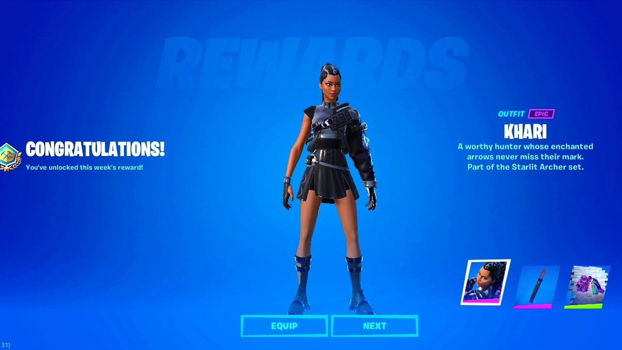 Fortnite khari skin showcase (galaxy cup 3) - YouTube