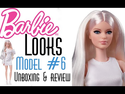 👑 Edmond's Collectible World 🌎:  Barbie Looks Model #6 Tall Blonde Doll Unboxing & Review Mattel