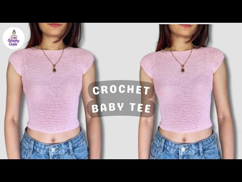Crochet baby tee tutorial 