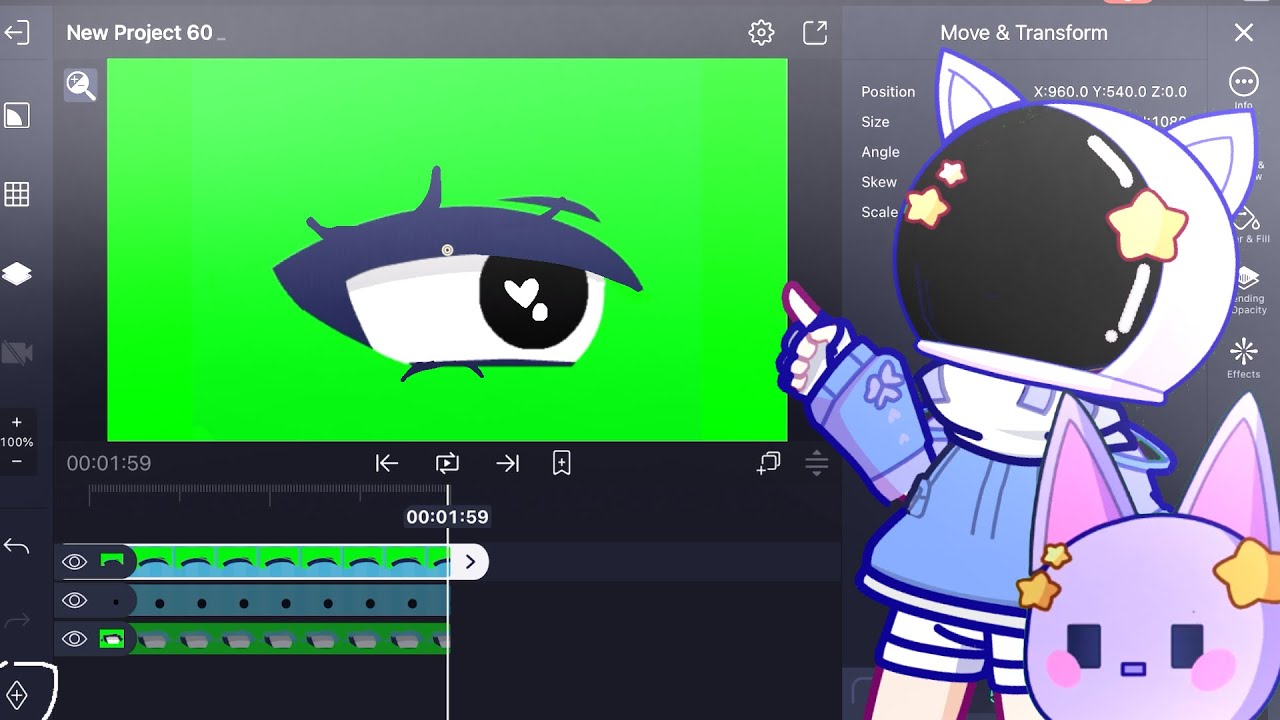 HOW TO ANIMATE EYES 👁️ [gacha tweening] beginner friendly! - YouTube