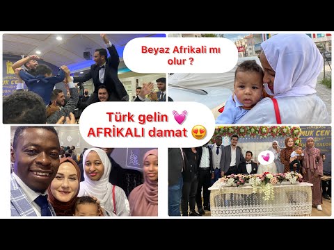BEYAZ AFRİKALI DAMAT VE TÜRK GELİNİN DÜĞÜNÜ 😍 DAMADIN AİLESİNİN SÜRPRİZİ AĞLATTI 😢 DÜĞÜN VLOG