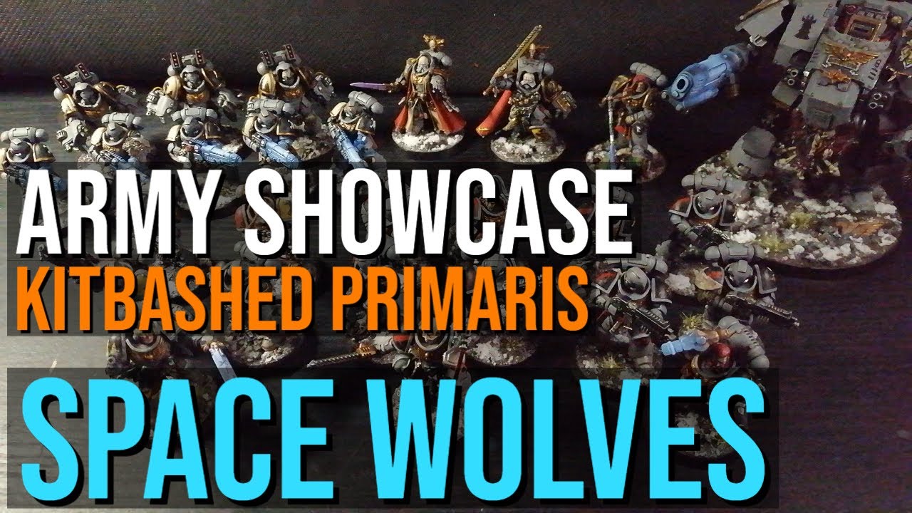 Primaris Space Wolves Army Showcase - YouTube