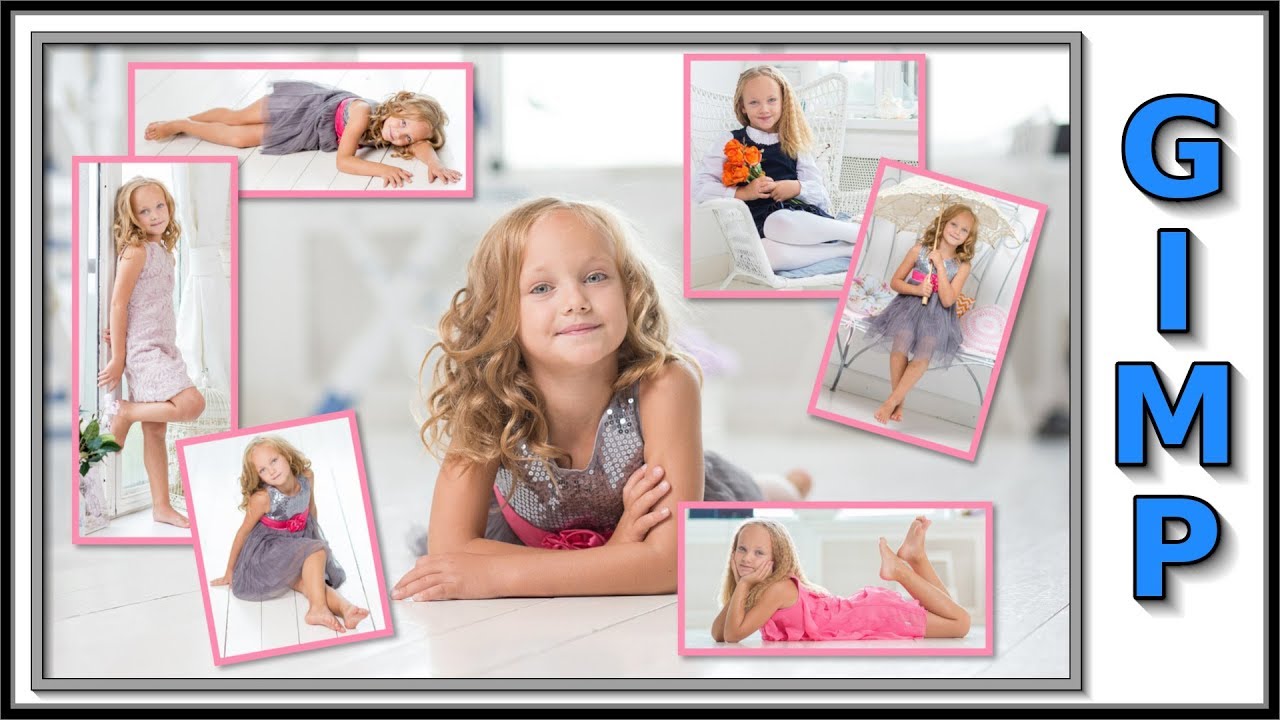 Gimp: How to Make a Beautiful Collage - YouTube