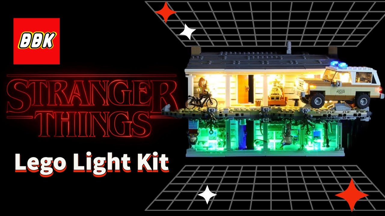 Light Kit Install for Lego 75810 Stranger Things The Upside Down with ...