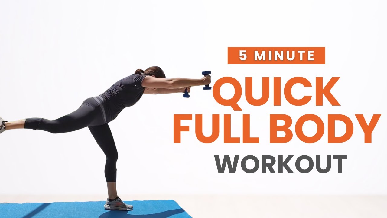 Get Fit Fast: Full Body 5-Minute Workout | 3-5-3 Method for Busy ...
