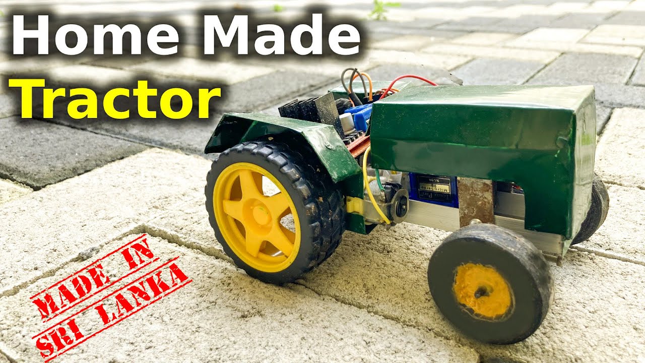 Arduino bluetooth tracktor - YouTube