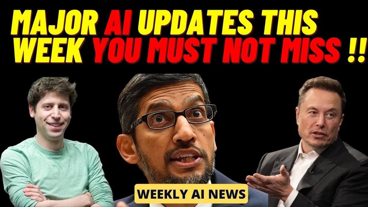 MAJOR AI UPDATES BY OPENAI, GOOGLE and MUSK | Claude 2 | xAI | ChatGPT ...