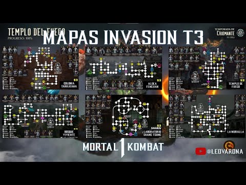 Mortal Kombat 1 (MK 12) – Invasion T3 – Guía de Mapas y todas las recompensas - YouTube