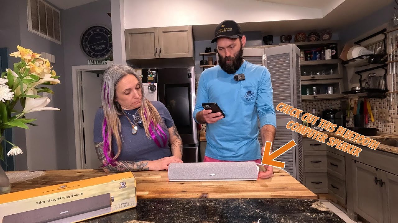 Check Out This R50 Bluetooth Computer Speaker w/LED Lights - YouTube