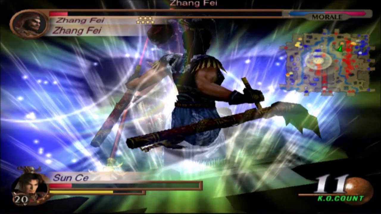 Sun Ce - Dynasty Warriors 3 Xtreme Legends - Very Hard Mode. - YouTube