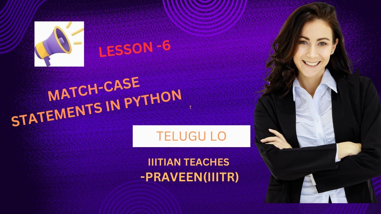 Match Case Statements In Python Programming Youtube