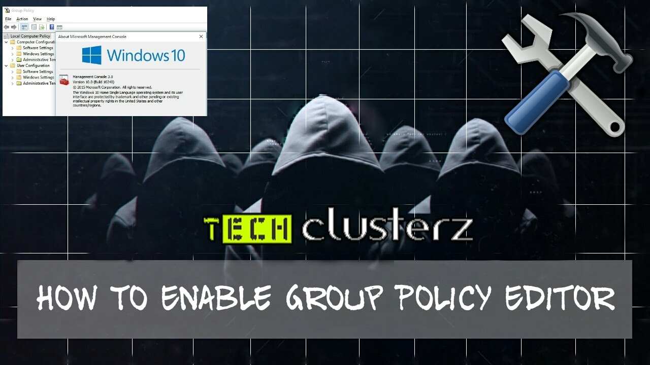 How To Enable Group Policy Editor In All Windows Starter And Home ...