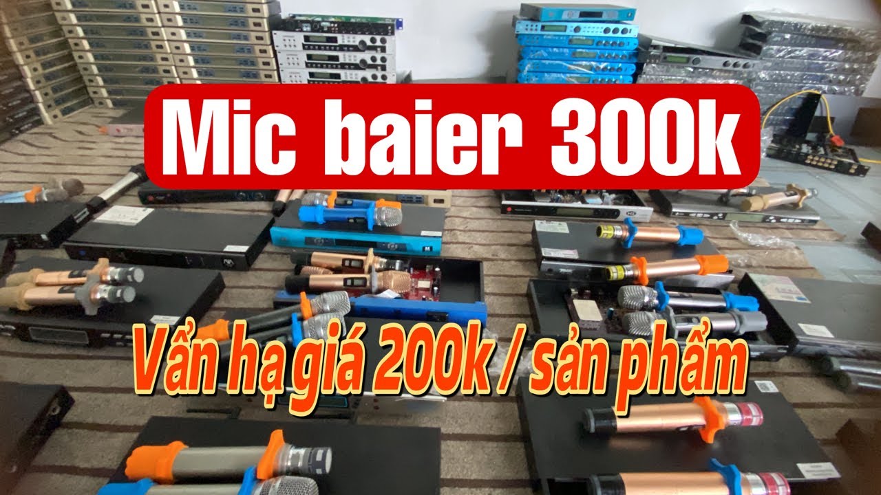Siêu hót hạ giá Mic vang lọc 200k trên 1 sản phẩm Mic baier 300k Zalo ...