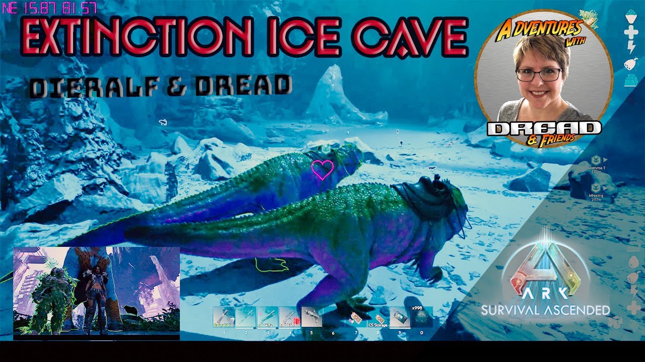 SURVIVING THE ICE CAVE -ASA Extinction #note13 #explorer #cave #asa #arksurvivalascended - YouTube