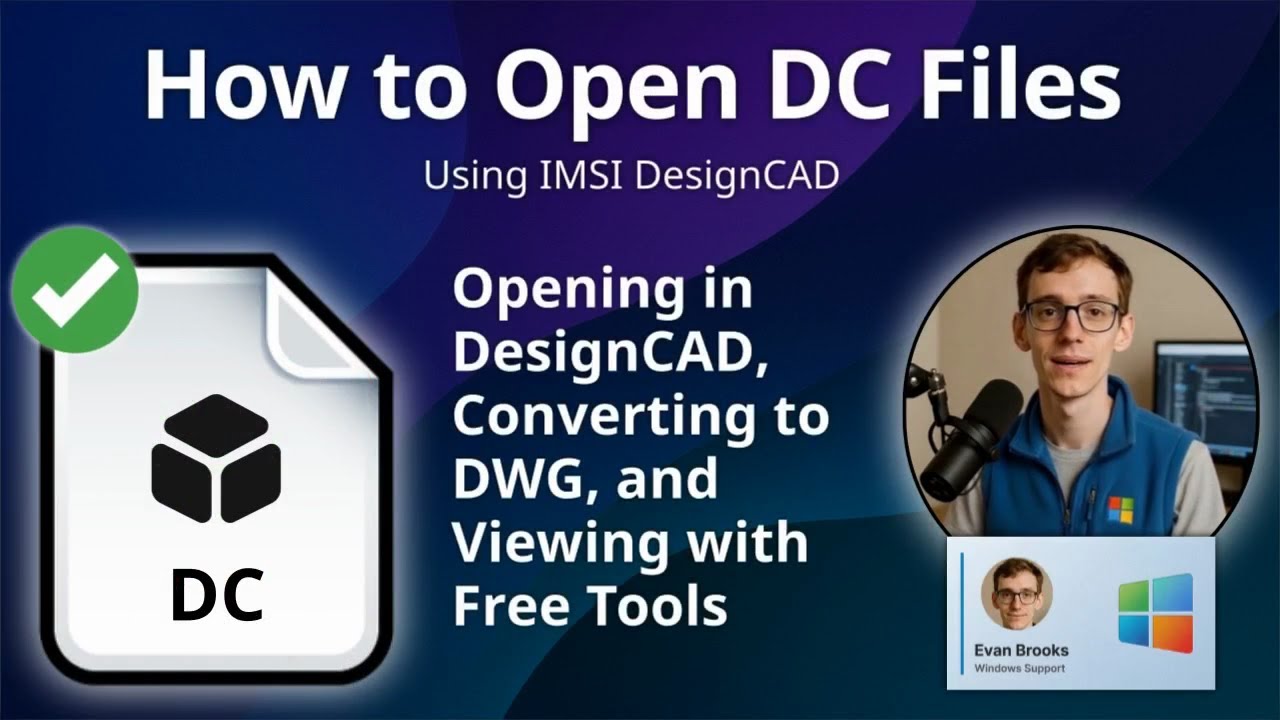 DC File Extension: How to Open DesignCAD Drawing Files - YouTube