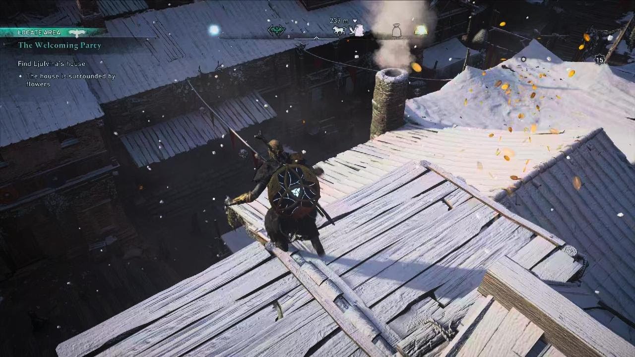 Assassin's Creed Valhalla flying Eivor - YouTube