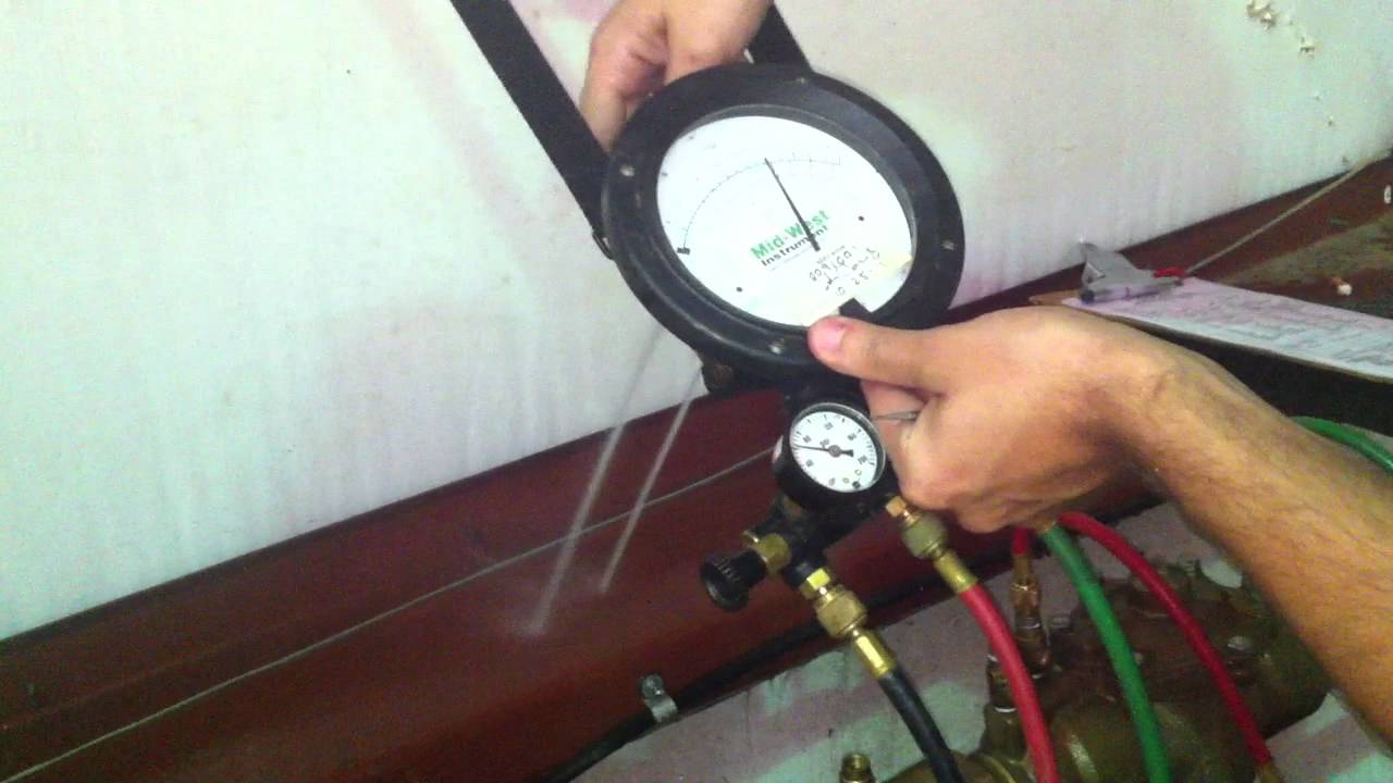RPZ Backflow Preventer Test (part 2) - YouTube