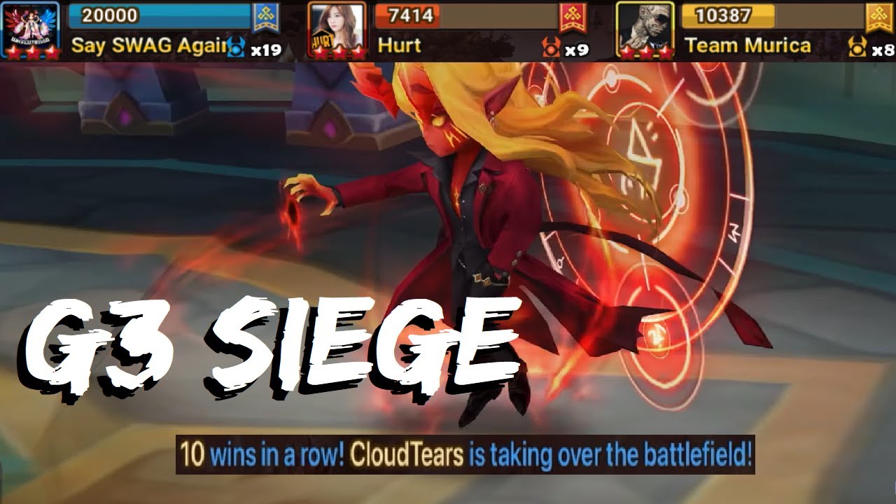 Tesarion is the KING of Siege!! vs. Hurt and Team Murica (G3 Siege ...