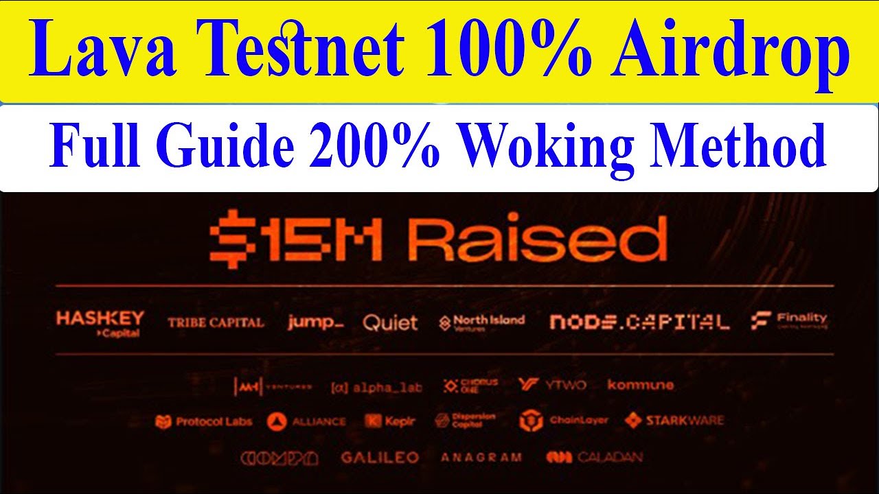 Lava Network Testnet Airdrop | Full Guide100% Working Method | new ...