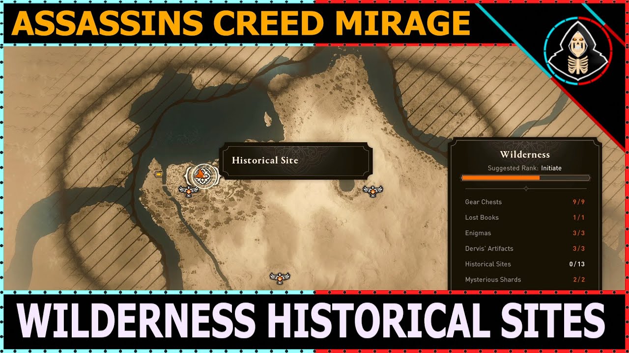 All Wilderness Historical Sites - Assassins Creed Mirage - YouTube