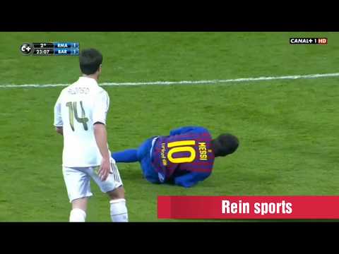 Messiye Real Madrid'li Oyuncular Tarafından Yapılan En Kötü Fauller Derleme