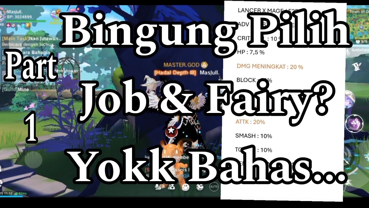 REKOMENDASI JOB & FAIRY - THE LEGEND OF NEVERLAND - PART 1 - YouTube