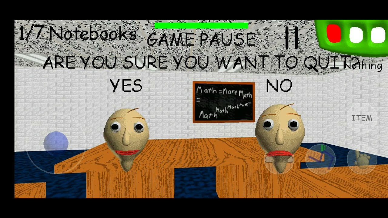 Baldi's Basics Gameplay #2 - YouTube