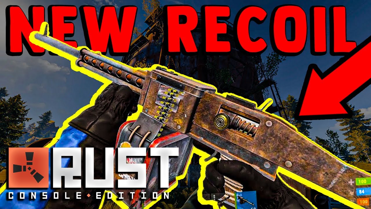 RUST CONSOLE NEW RECOIL UPDATE! HMLMG, M4 Shotgun, Prototype 17 and New Maps! - YouTube