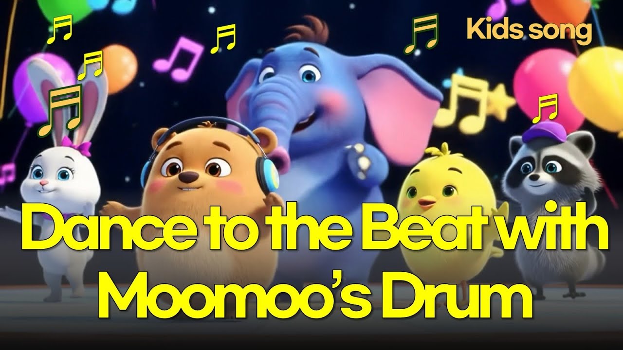 Dance to the Beat with Moomoo’s Drum | Kids song - YouTube
