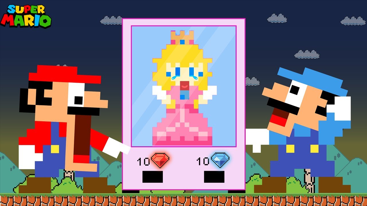 Mario HOT & Mario ICE Escape Watergirl and Fireboy Challenge | Mario ...