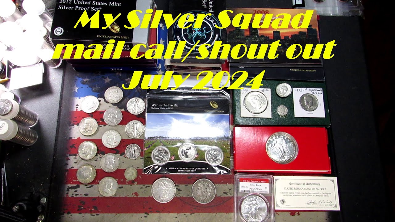 My Silver Squad mail call, package opening and shout out -- July 2024 # ...