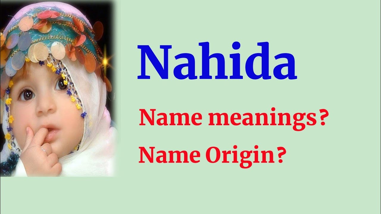 Nahida name meanings | What is the meanings of Nahida? | Arabic names ...