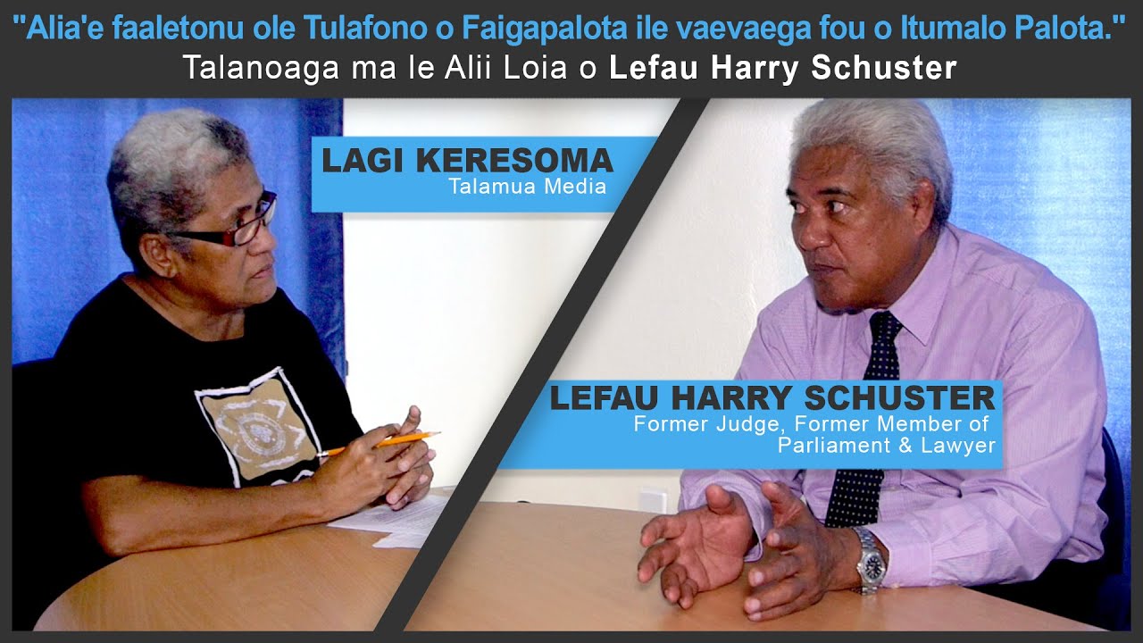 "Alia'e fa'aletonu ole Tulafono o Faigapalota ile vaevaega fou o ...