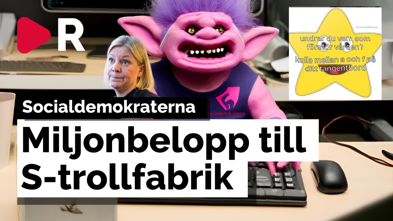 LIVE: Socialdemokraternas egen trollfabrik avslöjad - YouTube